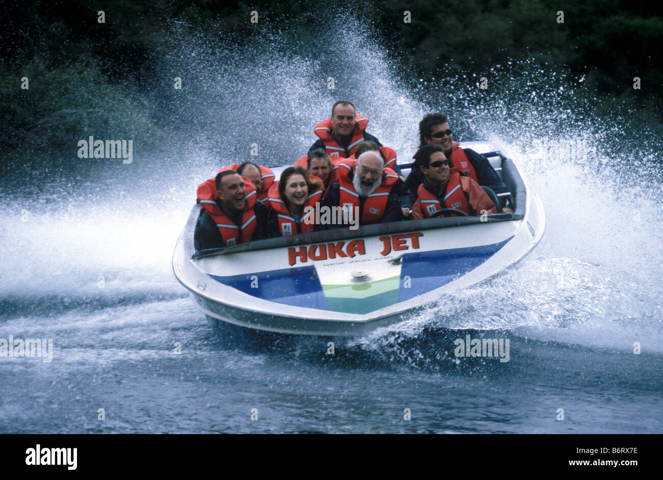 Huka jet boat hi-res stock photography and images - Alamy