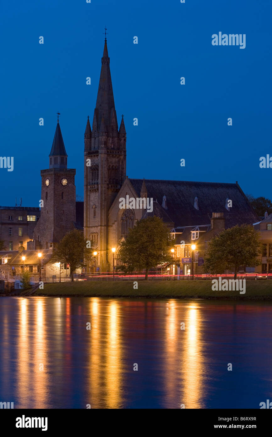 Inverness Old High St Stephen s Church Ness River Bank Street ...