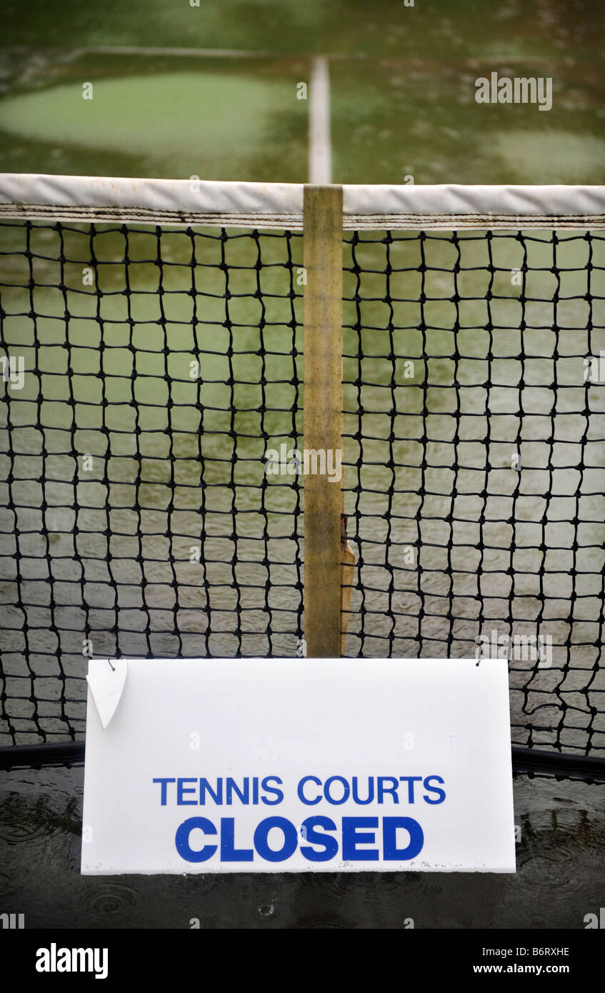 Tennis Court Closed
