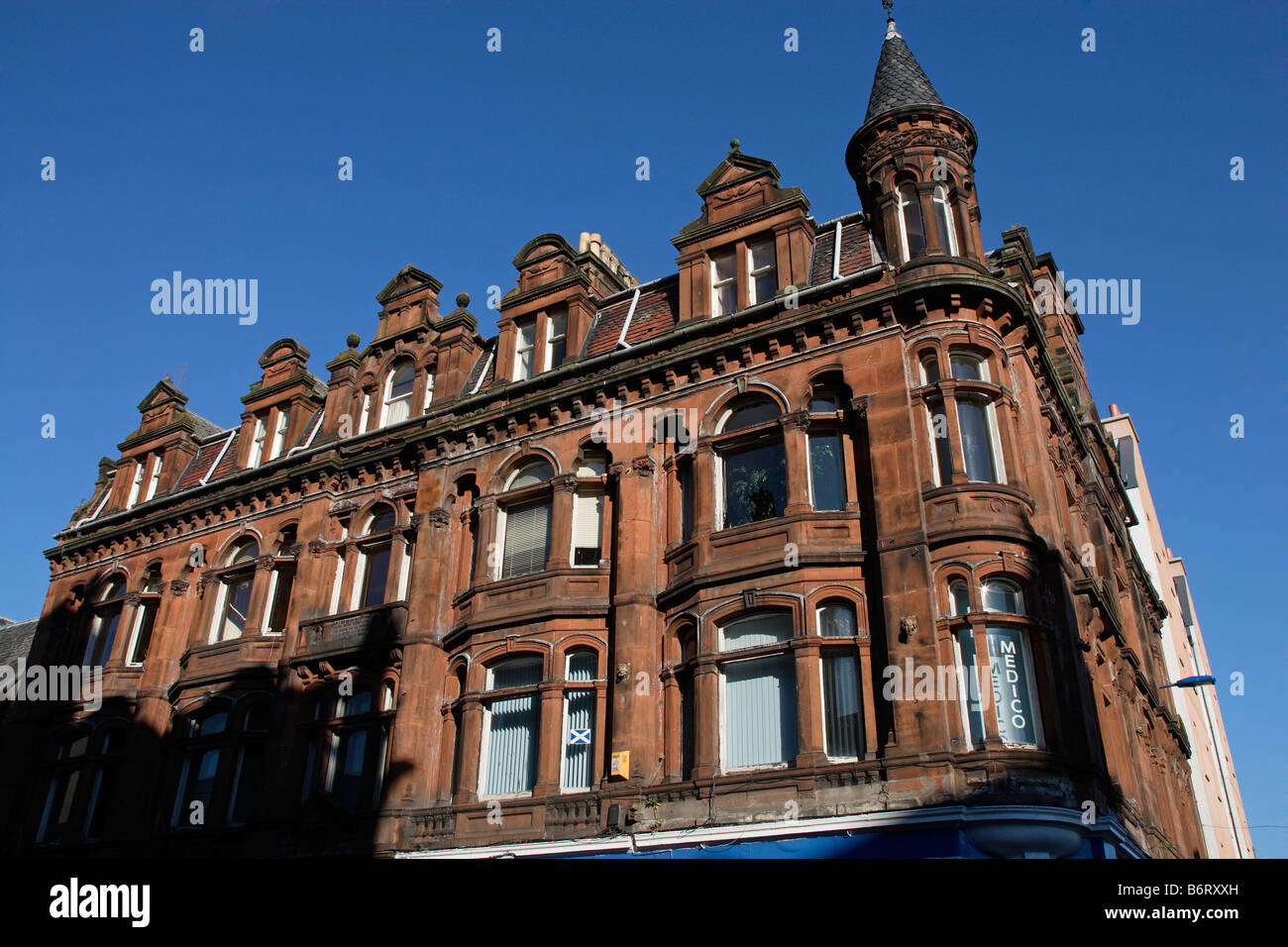 Inverness Town center typical buildings Highland Scotland UK Stock ...