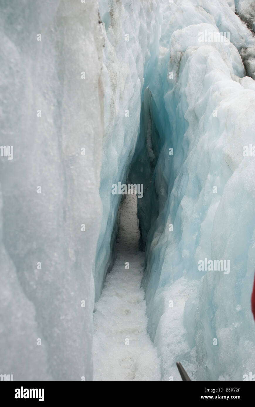 A tunnel in glacier Stock Photo - Alamy