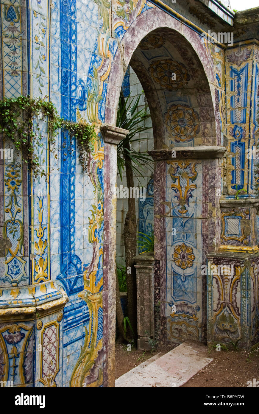 The Quinta dos Azulejos, Lisbon, Portugal. An 18c garden entirely ...
