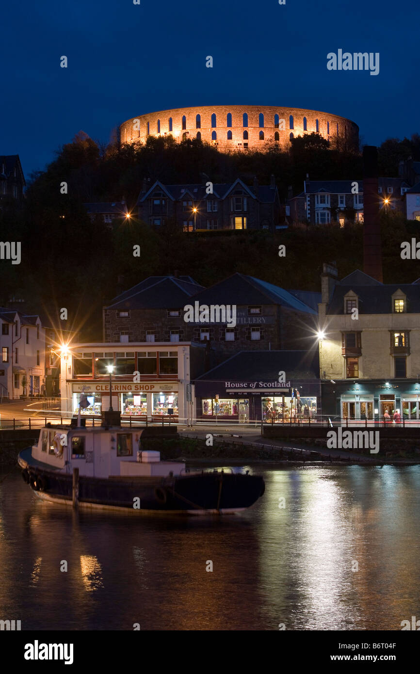 Oban harbour fishing port 18th century in the style of Colosseum de ...