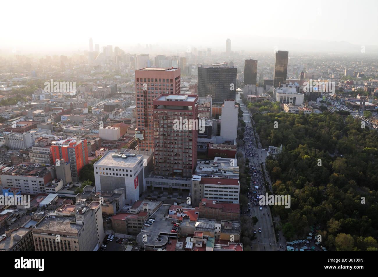 Skyline of Mexico City Stock Photo - Alamy