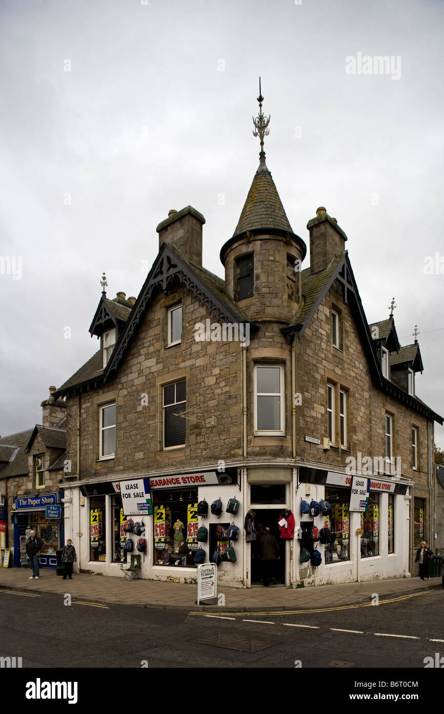 Pitlochry town in Tummel Valley fashonable Spa town in 19th century ...