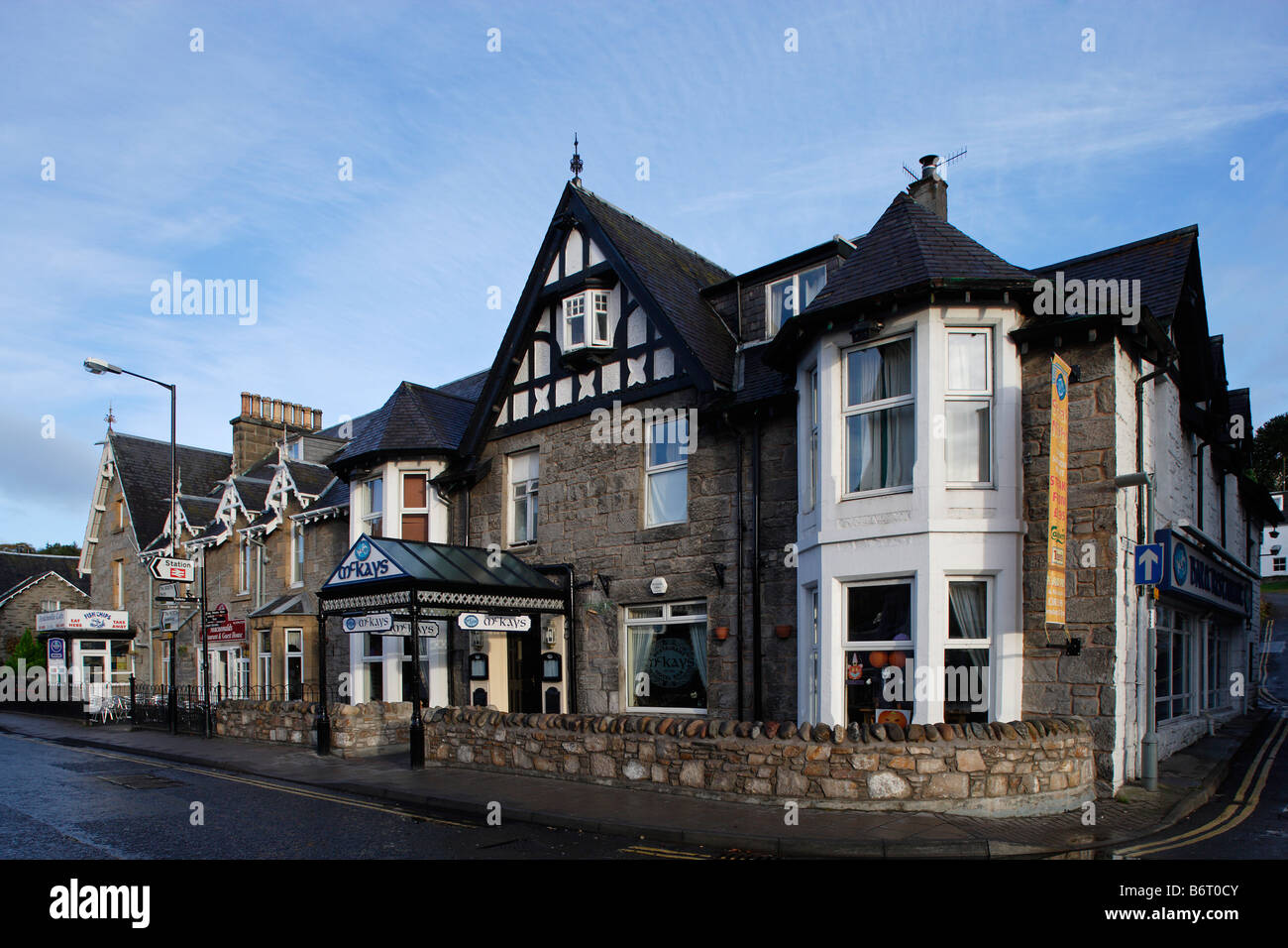 Pitlochry town in Tummel Valley fashonable Spa town in 19th century ...