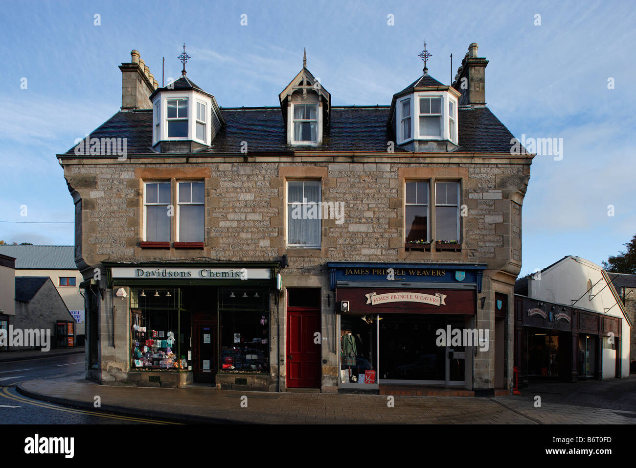 Pitlochry town in Tummel Valley fashonable Spa town in 19th century ...