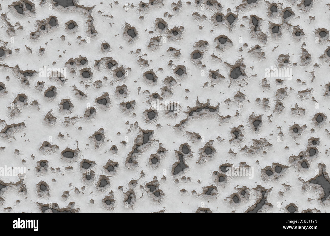 Bullet Hole Riddled Wall in a War Torn Country Stock Photo - Alamy