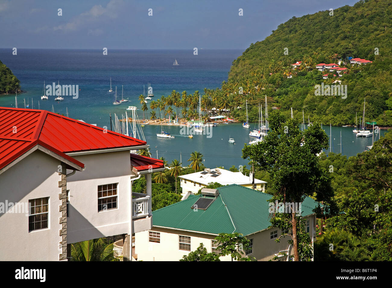 Marigot bay lucia hi-res stock photography and images - Alamy