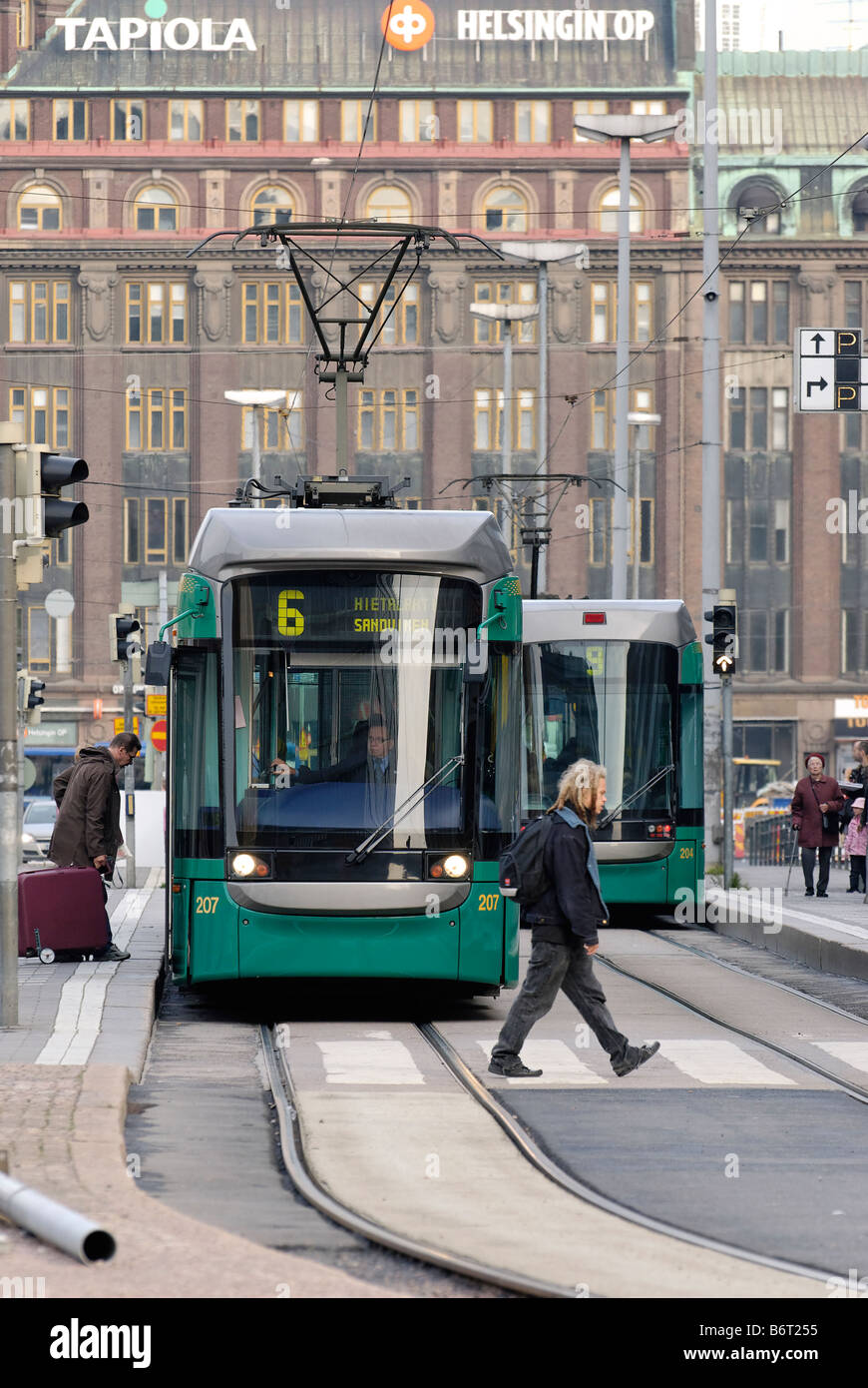 City transport tramway Helsinki Finland Stock Photo - Alamy