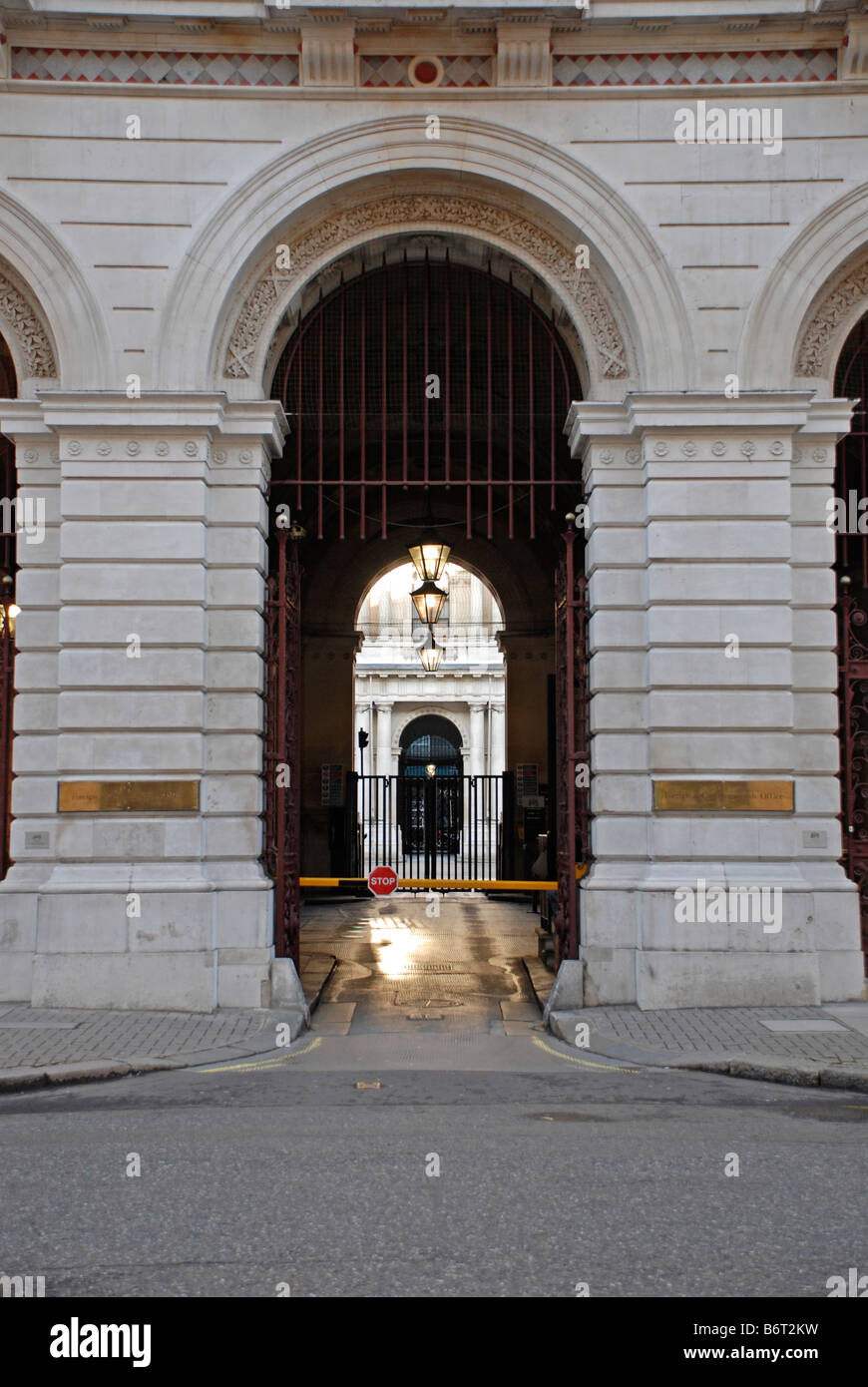 Foreign & Commonwealth Office entrance, London Stock Photo - Alamy