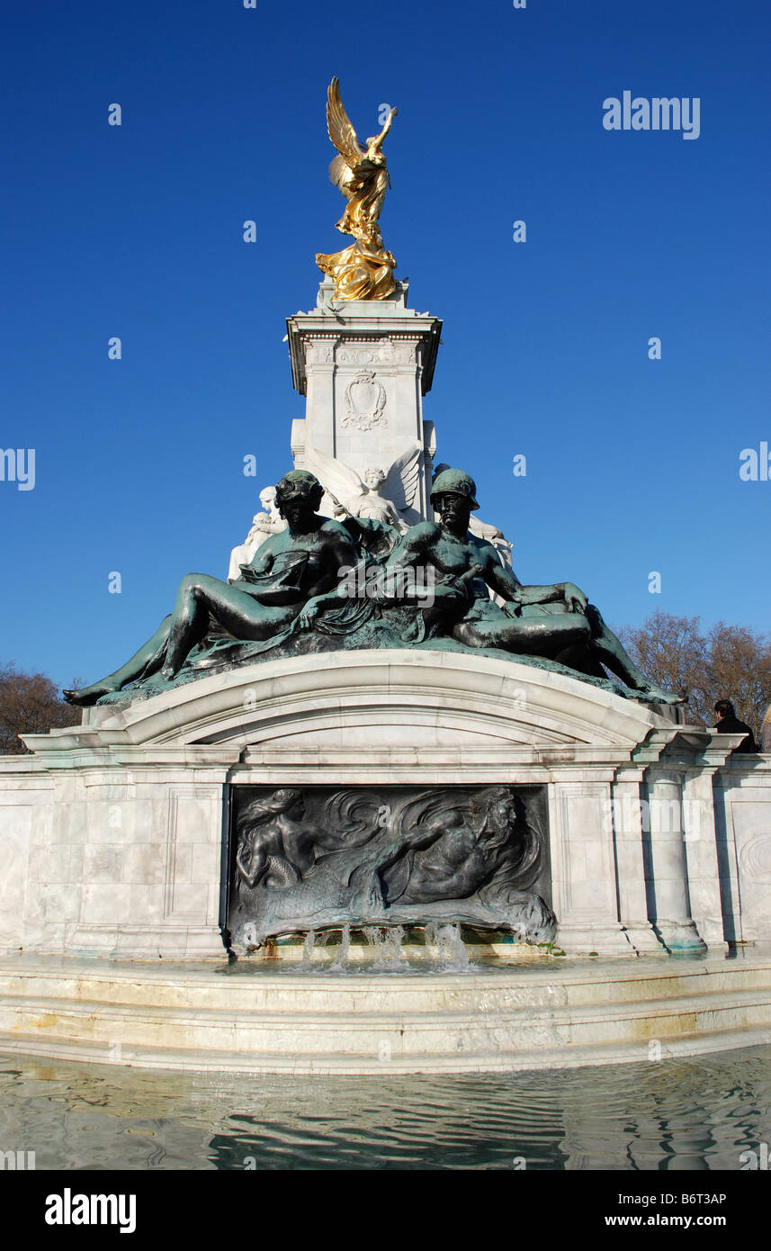 Victoria Memorial, side shot, London, UK Stock Photo - Alamy