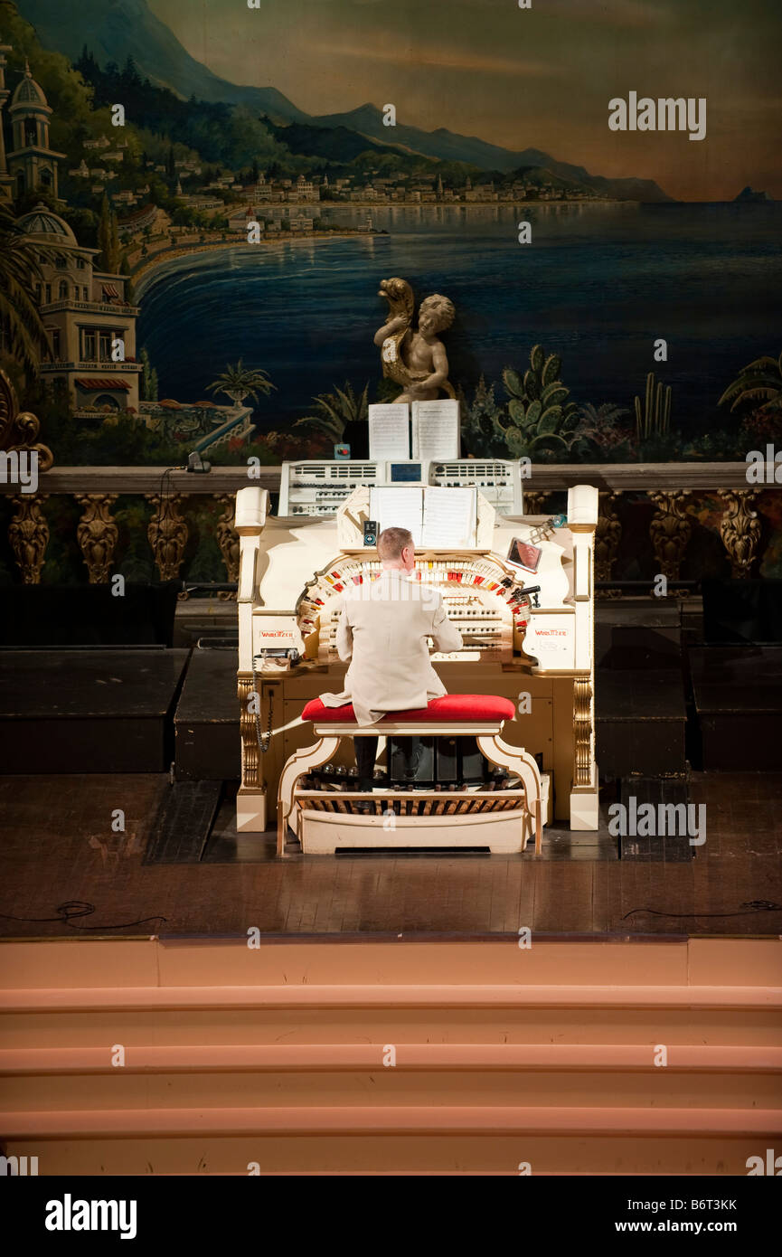 The Wurlitzer organ in Blackpool tower ballroom Stock Photo - Alamy