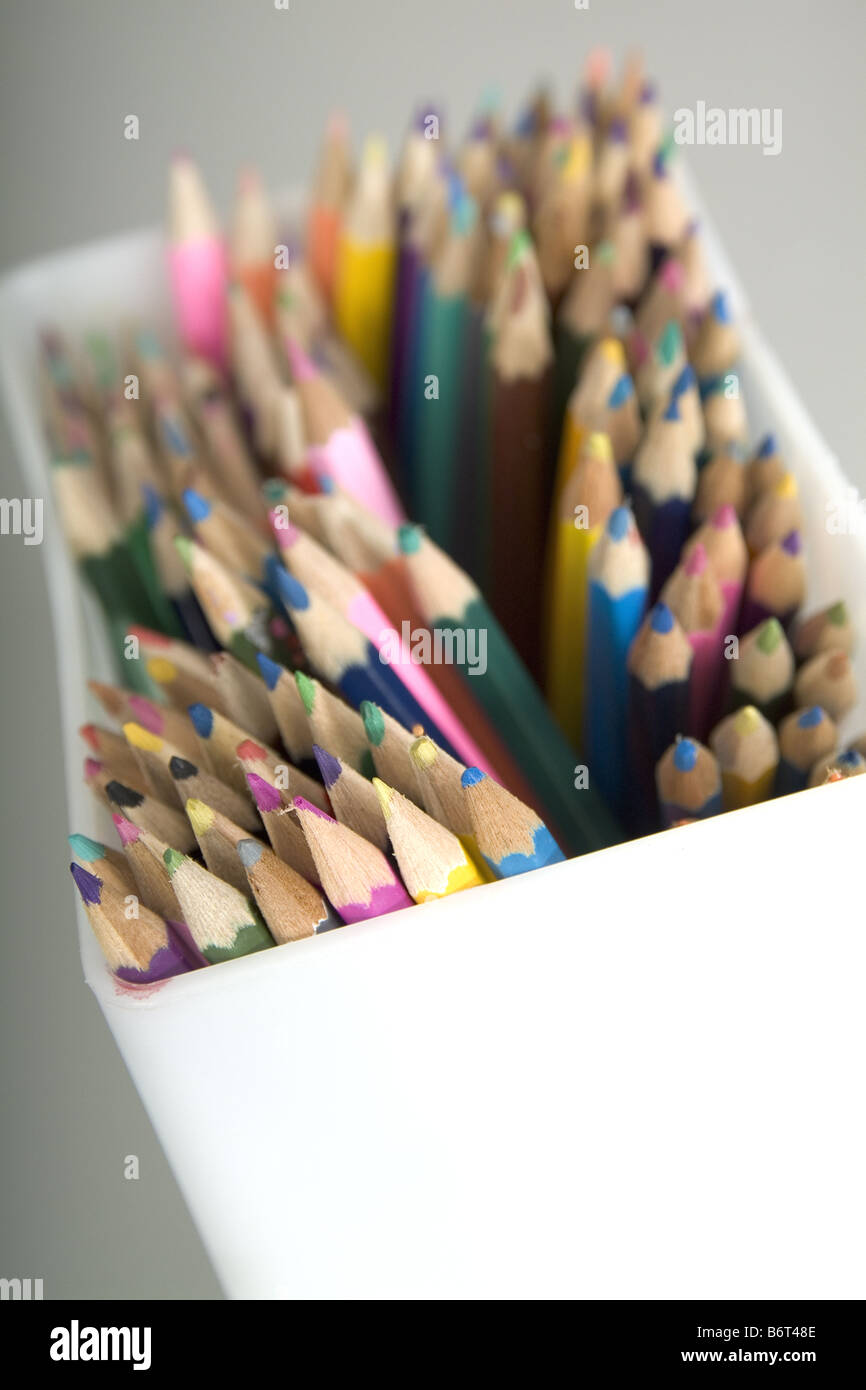 Colouring pencil pot hi-res stock photography and images - Alamy