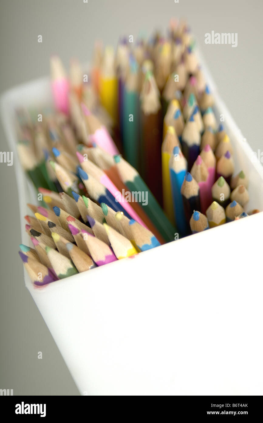 Colouring pencil pot hi-res stock photography and images - Alamy