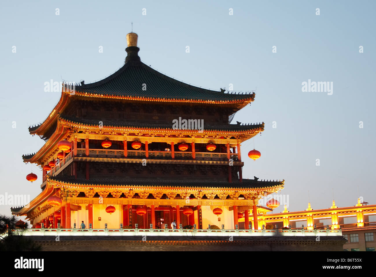 Bell tower at night hi-res stock photography and images - Alamy