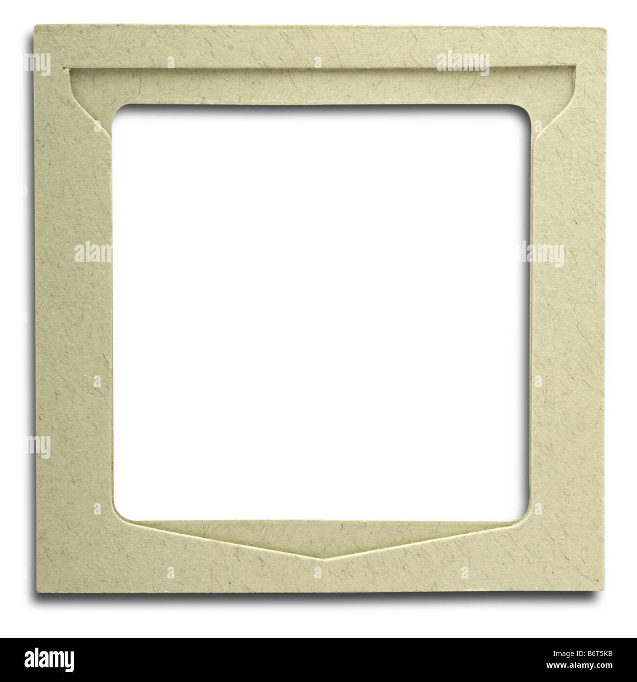 a 6 x 6 slide mount on white with clipping path Stock Photo - Alamy