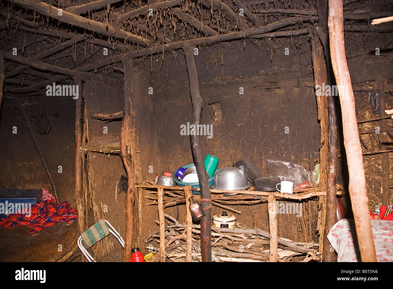African hut interior hi-res stock photography and images - Alamy