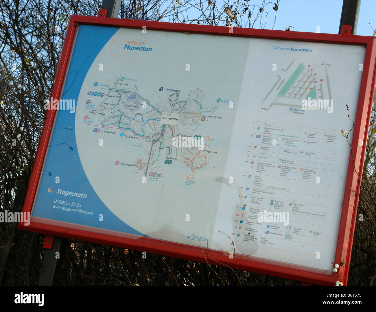 Nuneaton map hi-res stock photography and images - Alamy