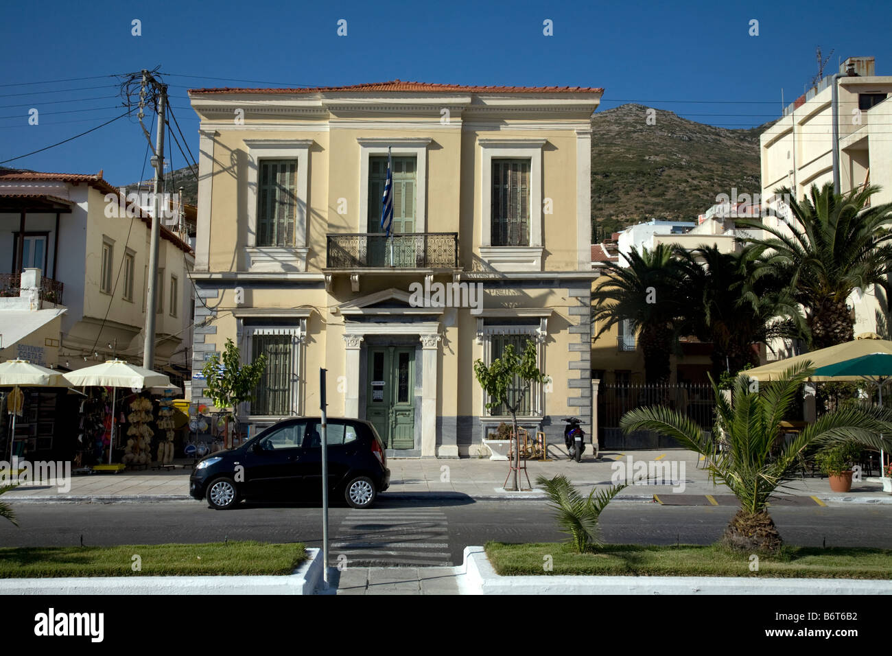 Traditional House Vathy Samos Greece Stock Photo - Alamy