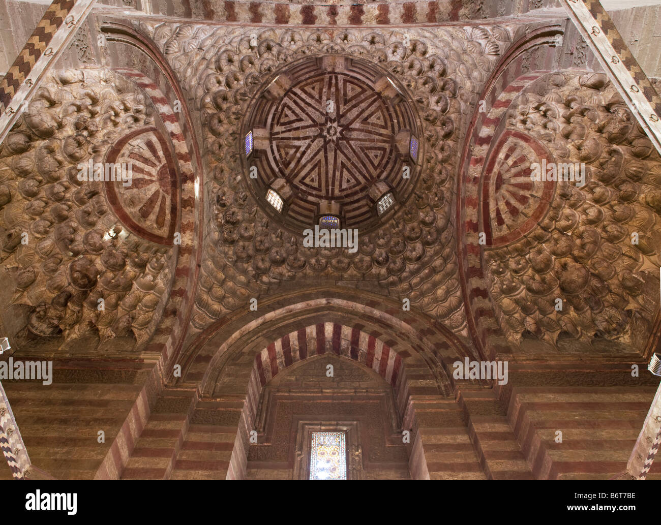 dome in vestibule, Sultan Hasan complex, Cairo, Egypt Stock Photo - Alamy