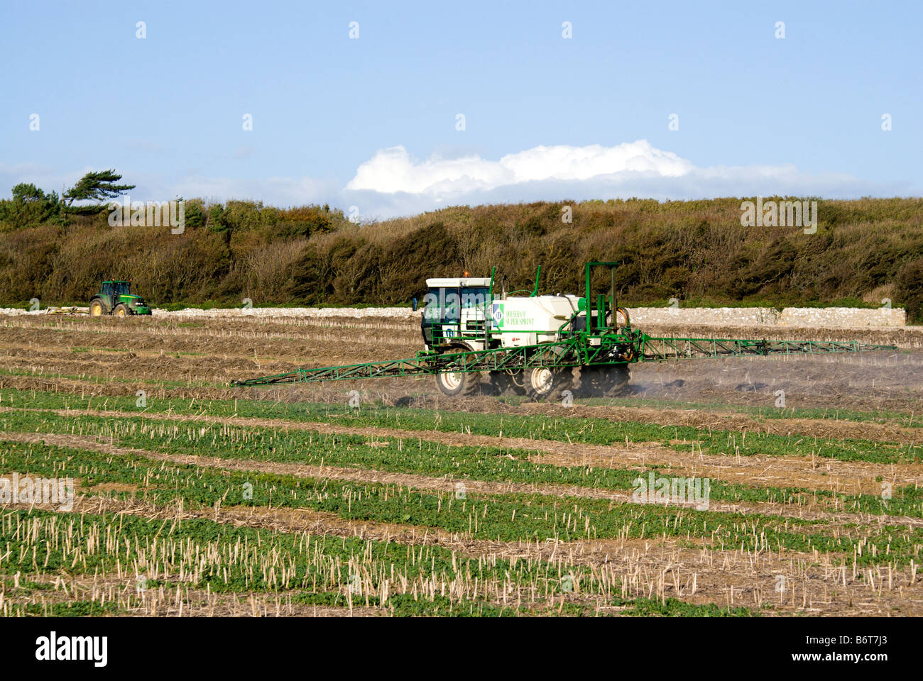 Spraying fields hi-res stock photography and images - Alamy