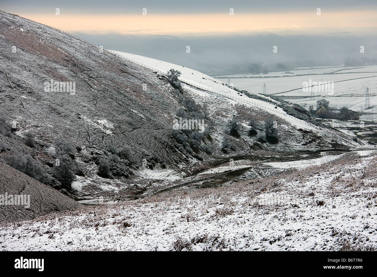 The borders winter scene in the scottish borders tourism hi-res stock ...