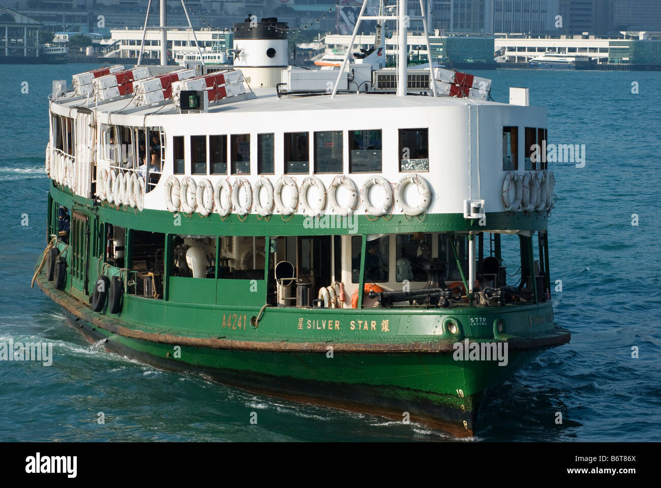 Star Ferry Silver Star Stock Photo - Alamy