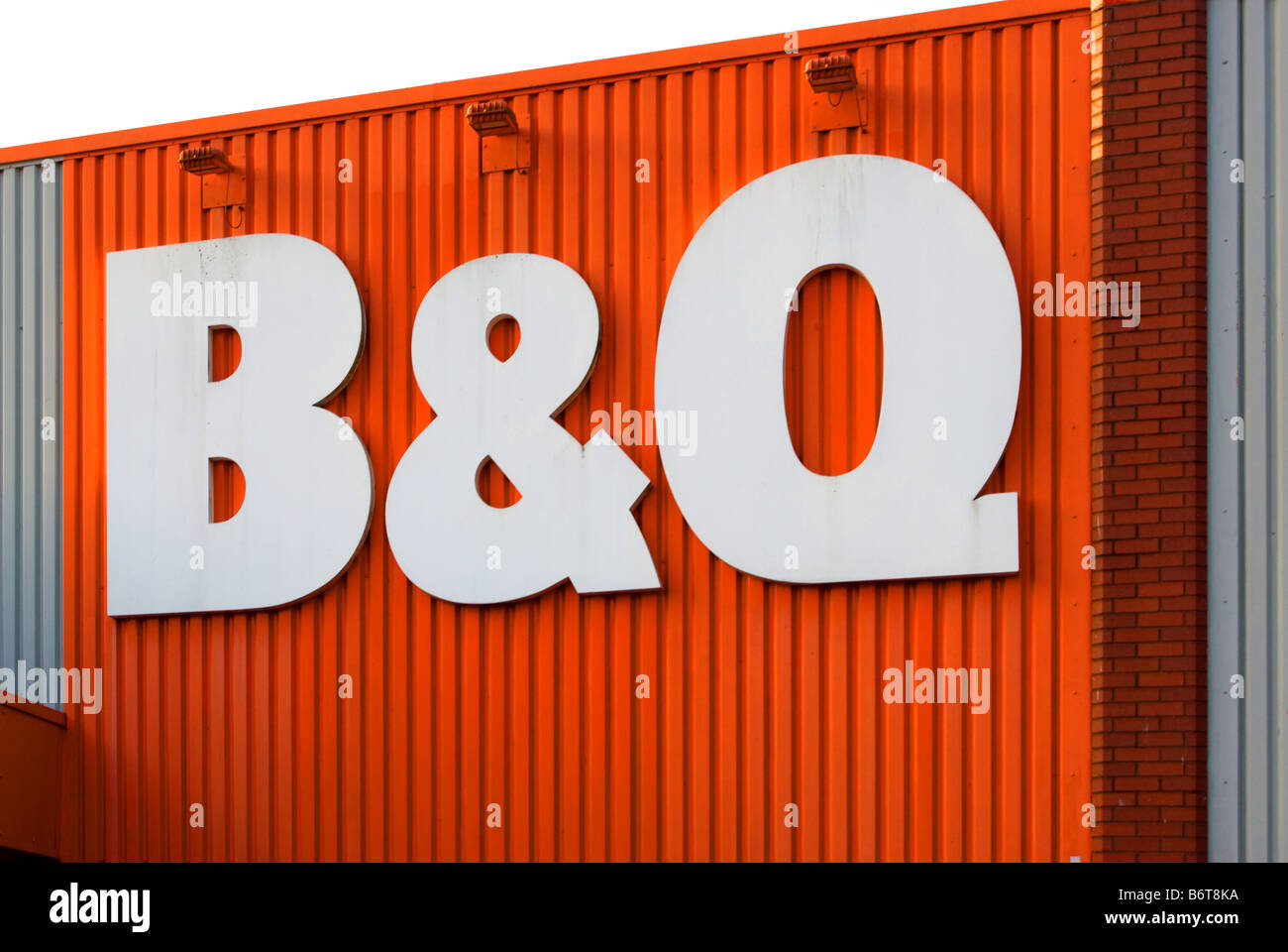 B&Q Shop sign Stock Photo - Alamy