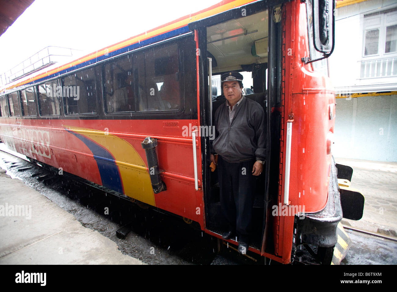 Scenic landscape near Sibambe from Riobamba mountain train Chimborazo ...