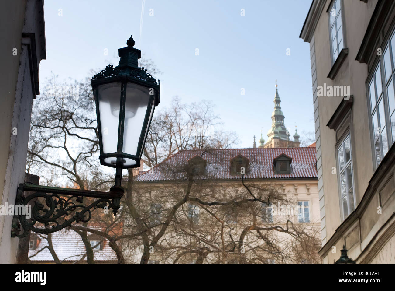 Street light, Prague, Czech Republic Stock Photo - Alamy
