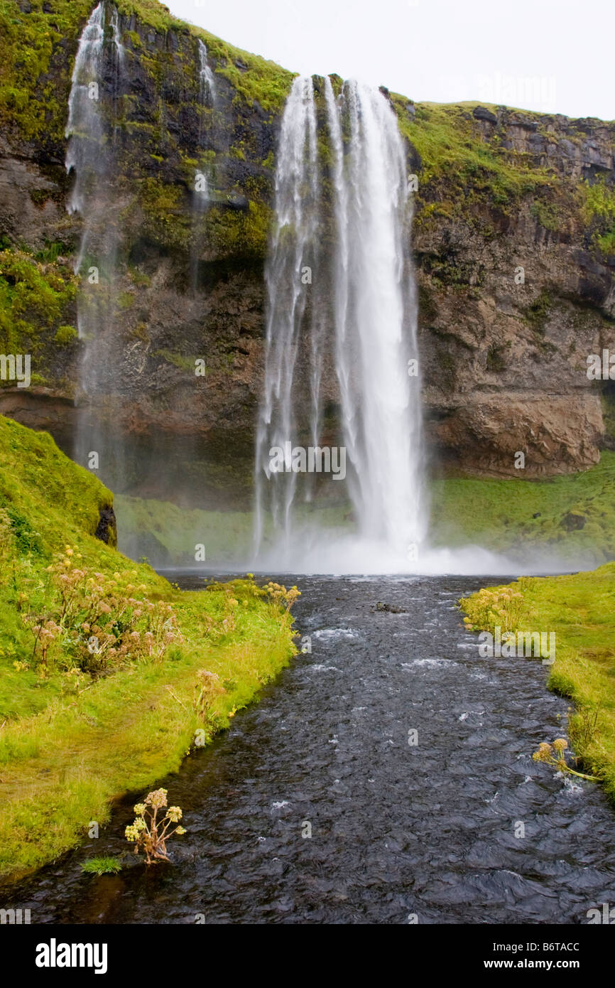 Seljalandsfoss waterfall Iceland Stock Photo - Alamy