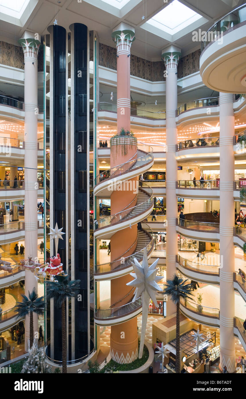 Central atrium, City Stars Mall, Nasr City, Cairo, Egypt Stock Photo ...