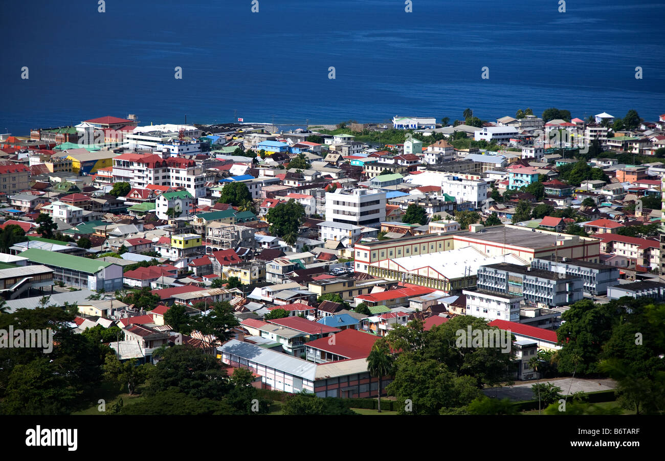 Roseau, capital and largest city of Dominica Stock Photo - Alamy