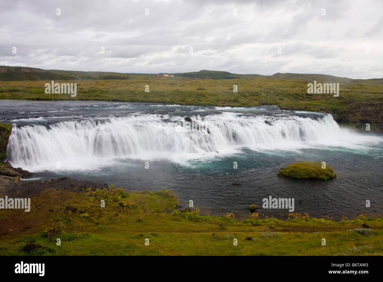 Faxi waterfall Iceland Stock Photo - Alamy