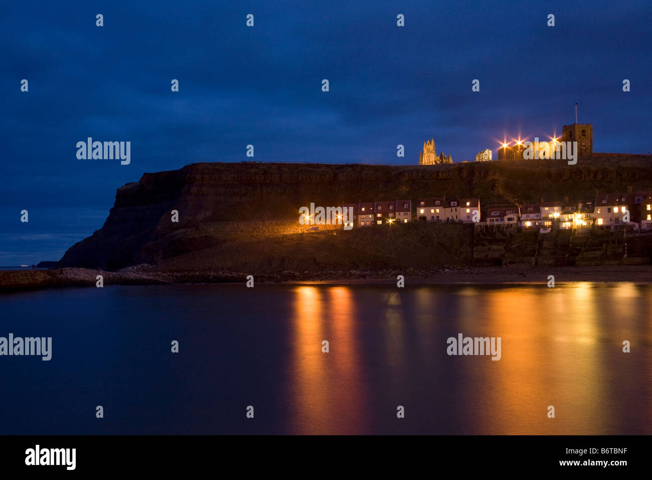 Whitby castle night hi-res stock photography and images - Alamy