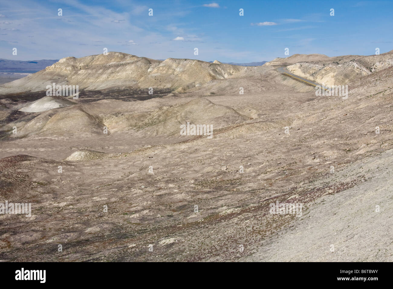 The Southern White Bluffs in the Hanford Reach along the Columbia River ...