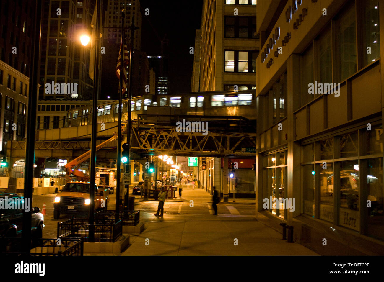 Chicago train hi-res stock photography and images - Alamy