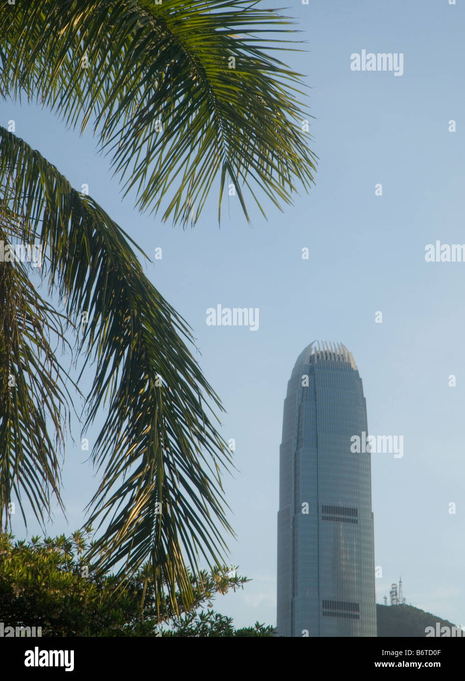 Skyscraper office block building in Hong Kong Island China Stock Photo ...