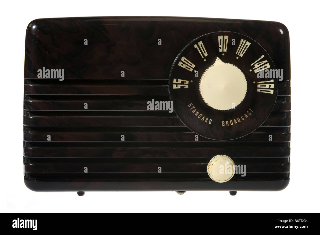 Vintage radio front view Cut Out Stock Images & Pictures - Alamy