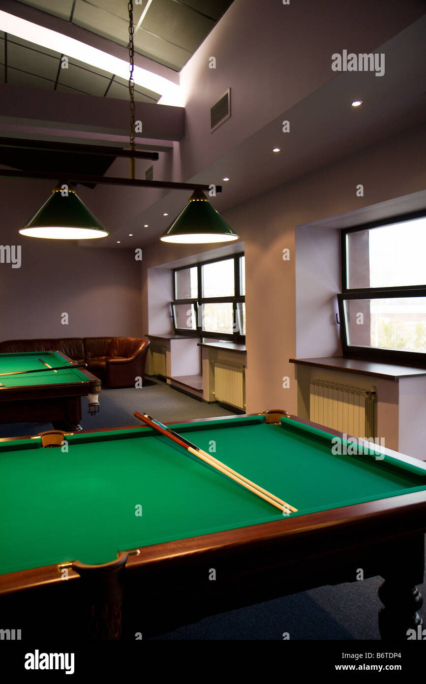 Pool hall interior hi-res stock photography and images - Alamy