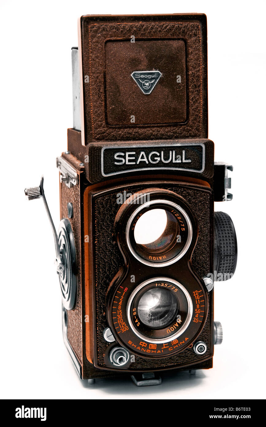 Early antique model of the China made Seagull SA 85 medium format ...