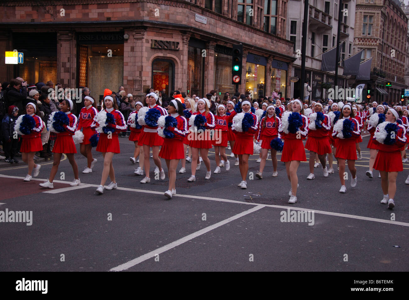 UCA performing at London's England New Years Parade 2009 Stock Photo ...