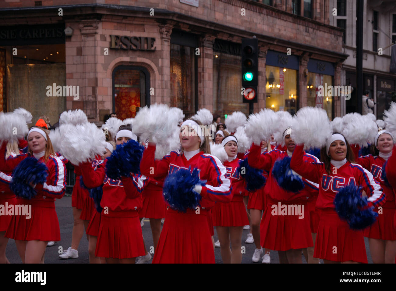 UCA performing at London's England New Years Parade 2009 Stock Photo ...