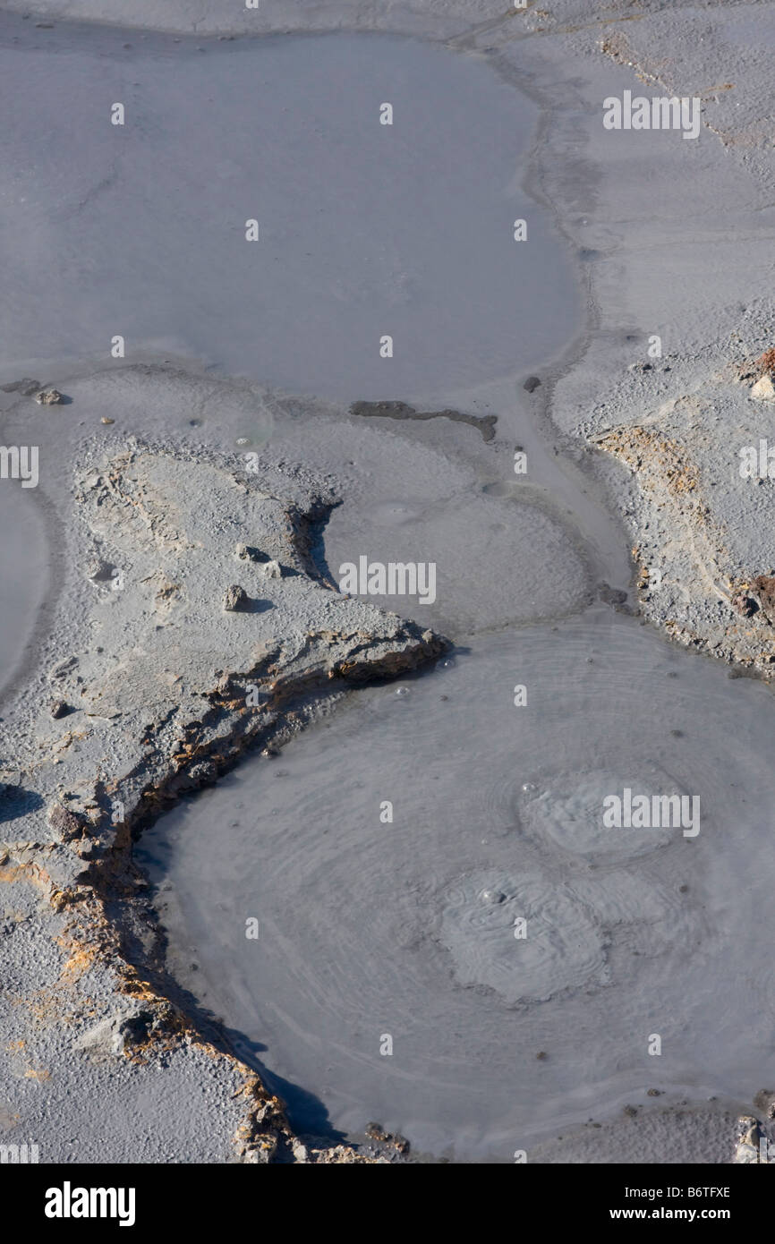 Hot mud detail at Seltun geothermial area Iceland Stock Photo - Alamy