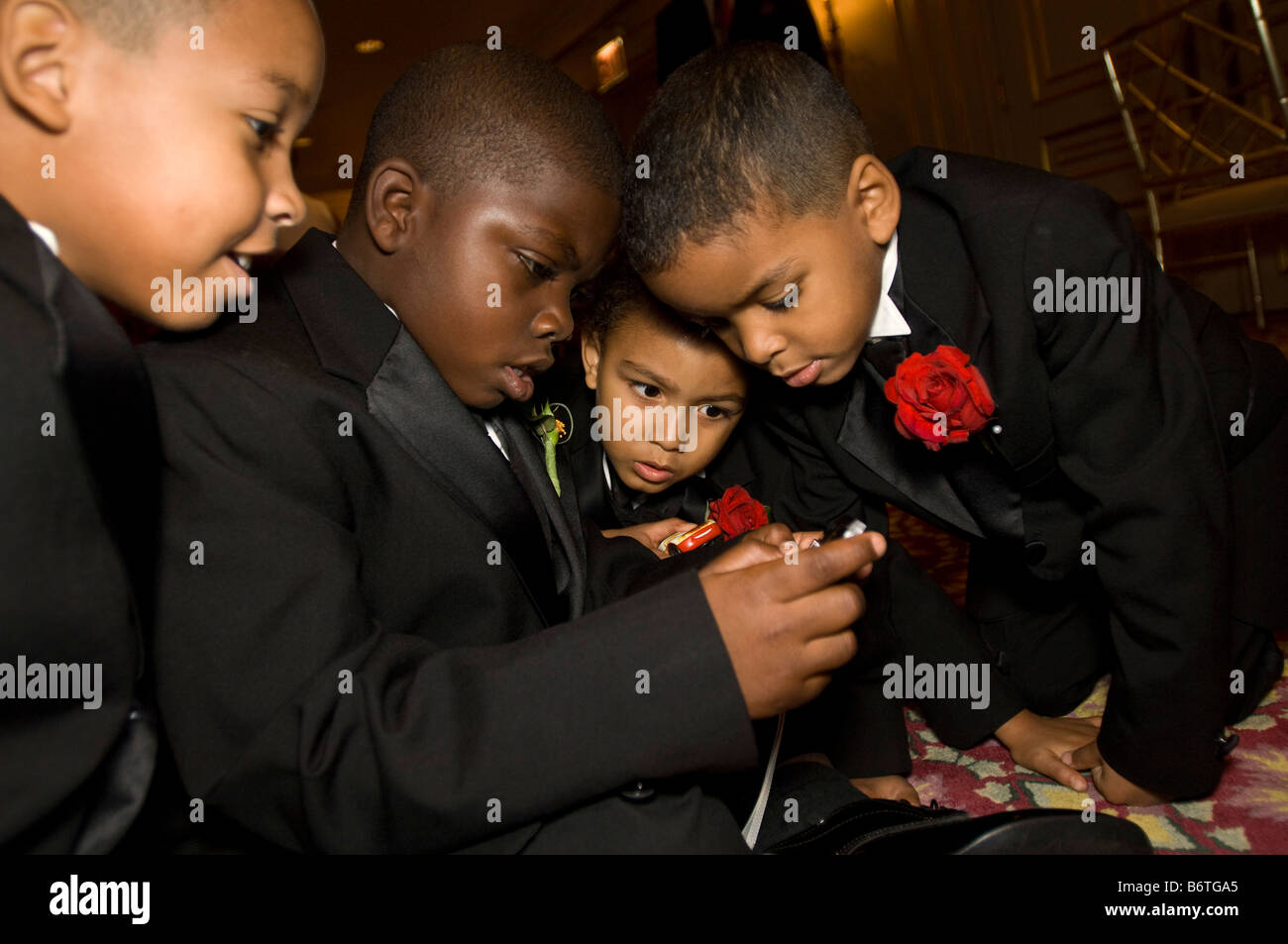 Young boys at wedding reception Stock Photo - Alamy