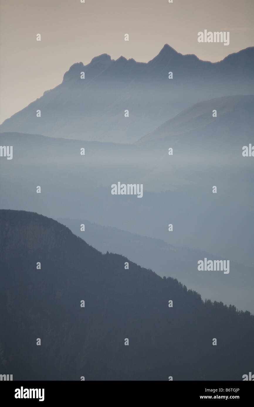 Evening alps hi-res stock photography and images - Alamy
