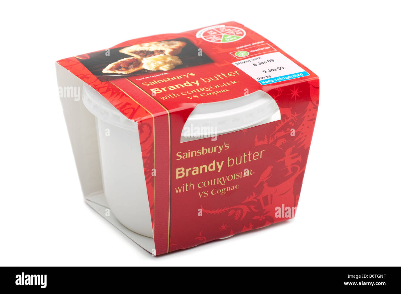 Packed container sainsburys brandy butter hi-res stock photography and ...