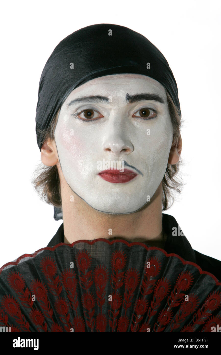 portrait comedian mime actor Stock Photo - Alamy