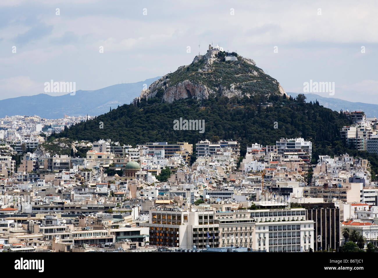 Lykabettus lykavittos mount hill hi-res stock photography and images ...